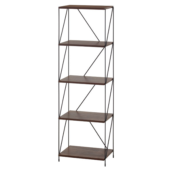 EZBOワイヤーラック5段 40幅 MBR ミディアムブラウン | 美通販 www.bitsuhan.com